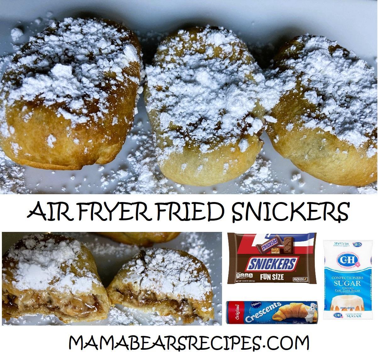 Air Fryer Fried Snickers – Kell's Cooking
